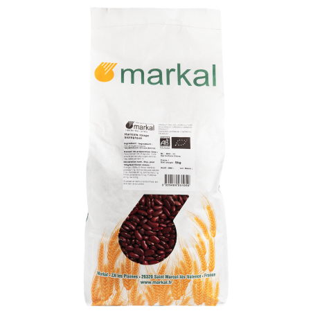 Haricots Rouges Kidney BIO, (5kg), Markal, Vrac BIO