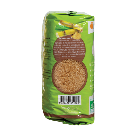 Sucre Brun de Canne, (1kg), Vrac BIO, Markal
